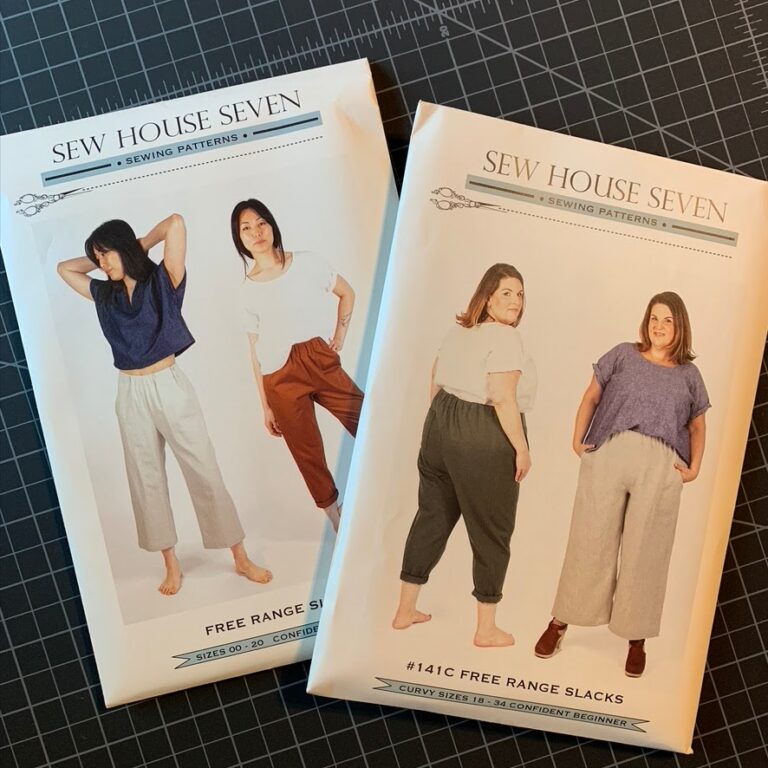 Free Range Slacks Original or Curvy Sew House Seven - Screech Owl Fabrics